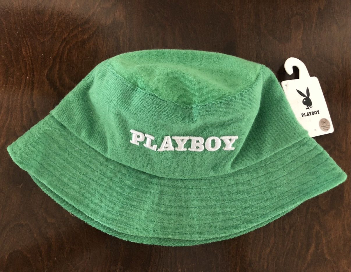Playboy Playboy Buckethat Onesize Green Grailed