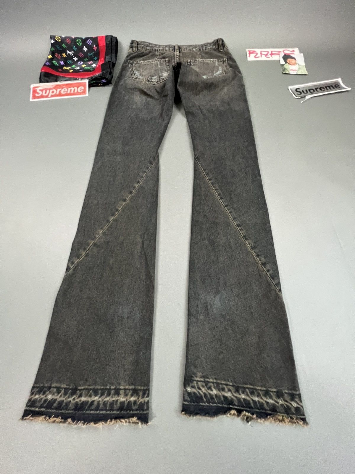 Rick Owens × Streetwear Rick Owens DRKSHDW Spiral Cut Zombie Denim Jeans Early 00s | Grailed