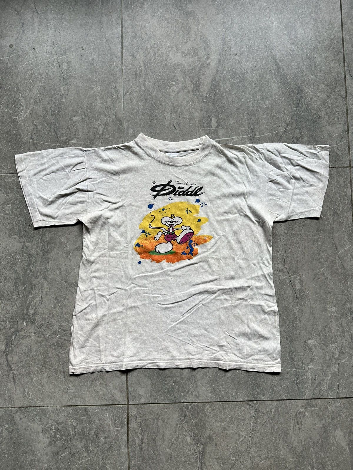 Cartoon Network × Streetwear × Vintage 90s Thomas Goletz Diddl Mouse T ...
