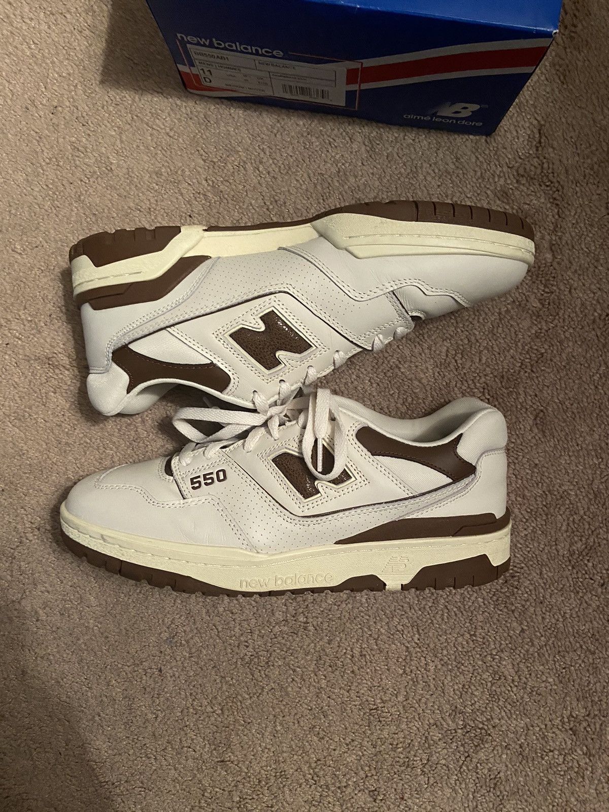 New Balance New Balance 550 x Aime Leon Dore Brown Colorway | Grailed