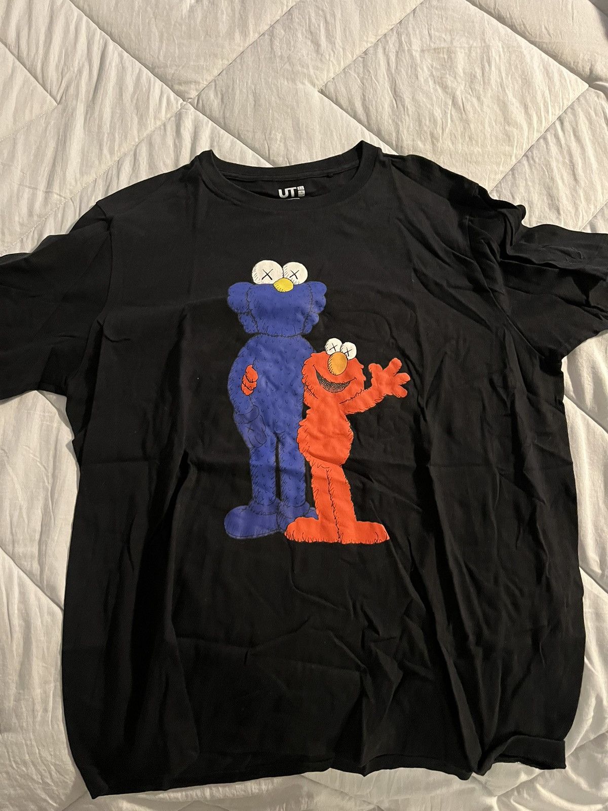 Uniqlo Kaws Sesame Street BFF Elmo T shirt | Grailed