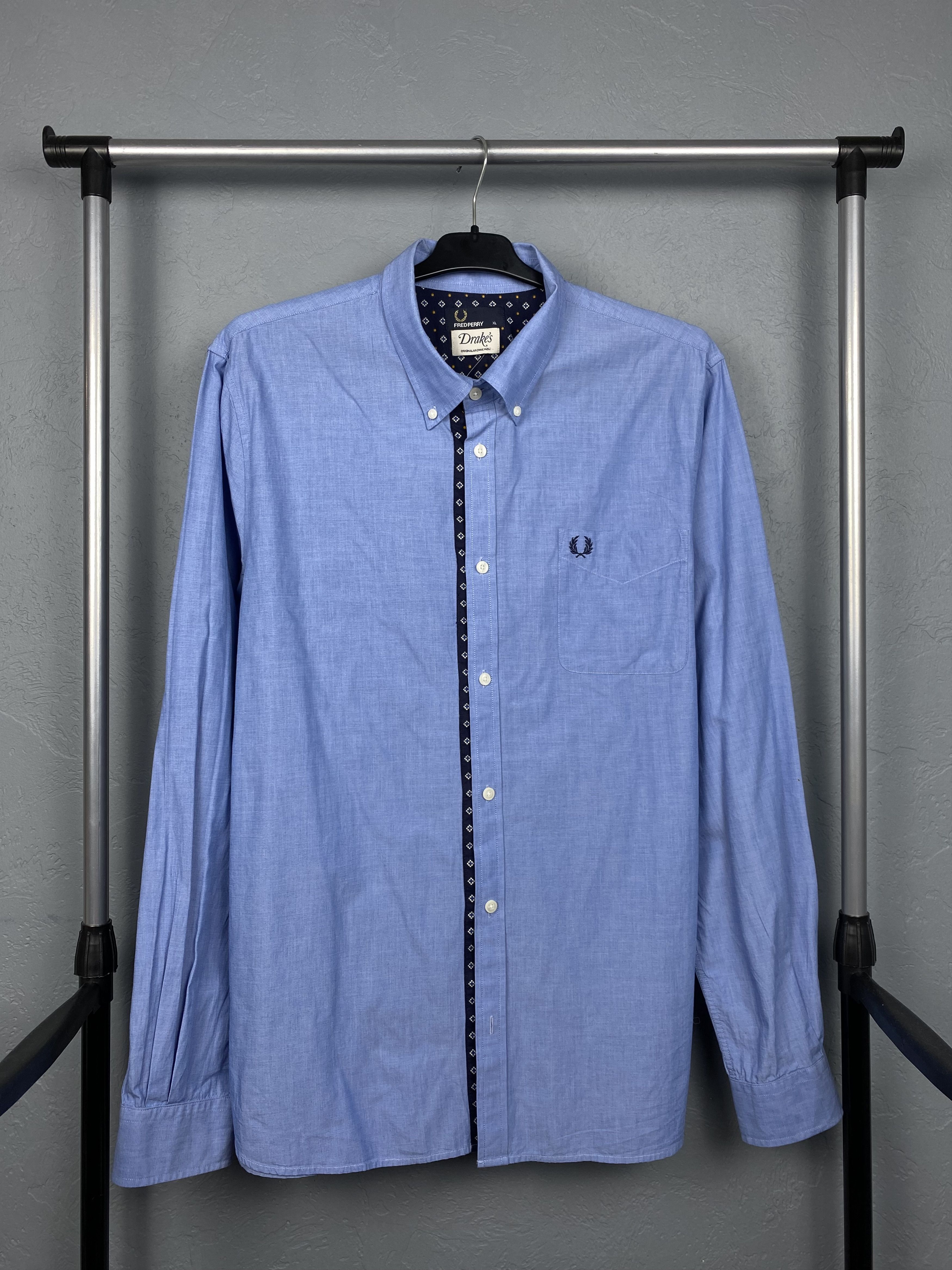 Drake's × Fred Perry Fred Perry x Drakes Vintage Mens Shirt | Grailed