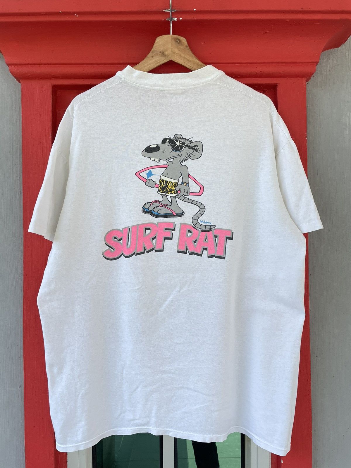 Rare × Surf Style × Vintage Rare Vintage 80s Surf Rat Tshirt | Grailed