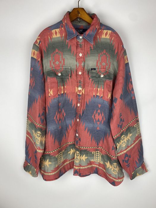 Ralph Lauren Polo Ralph Lauren Aztec Southwestern Beacon Shirt | Grailed
