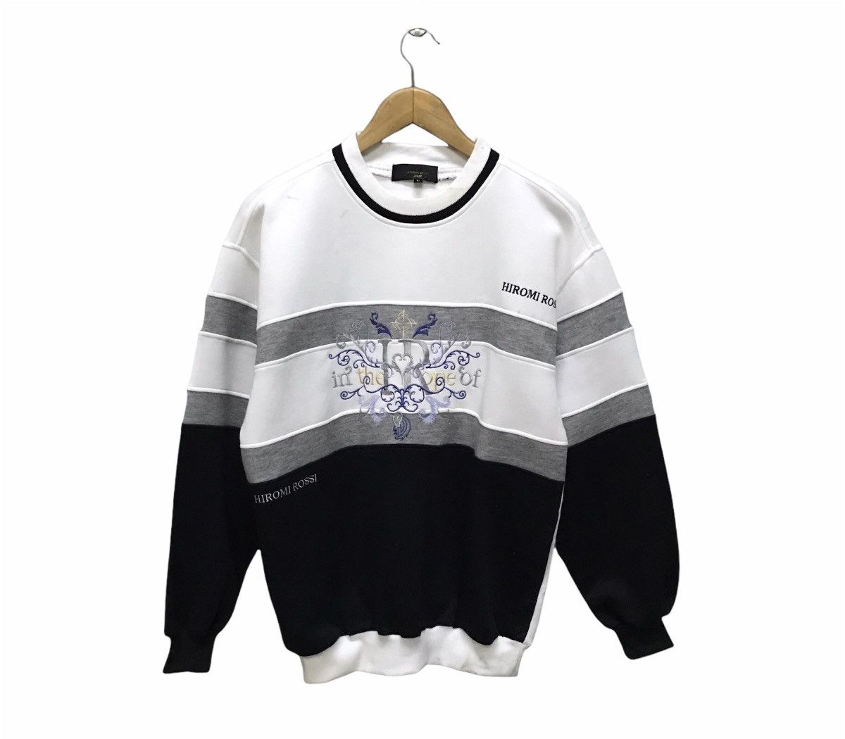 Designer × Italian Designers × Vintage Hiromi rossi big embroidery logo ...