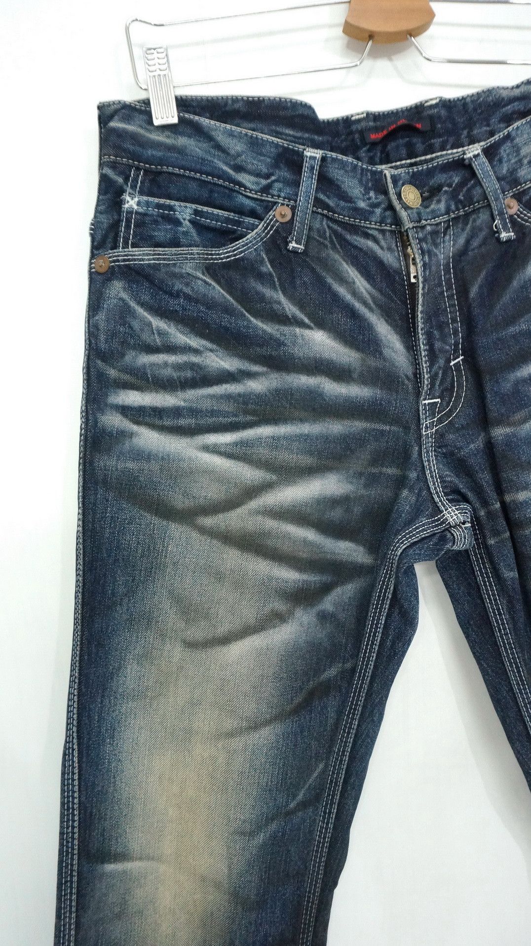 Japanese Brand BLUEWAY Japan Flared Lowrise Vintage Distressed Denim ...