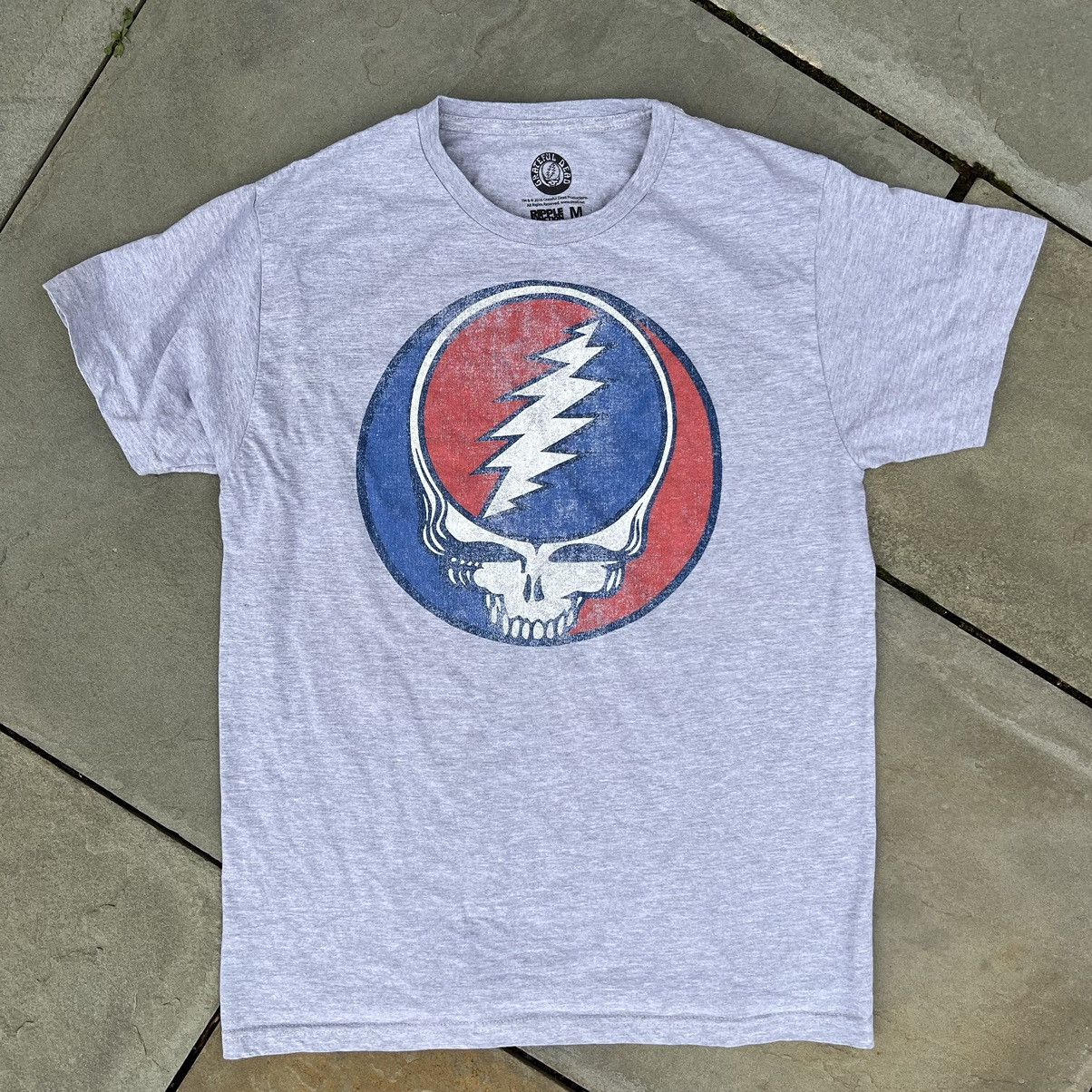 Ripple Junction Grateful Dead Official T-Shirt Steal Your Face logo ...