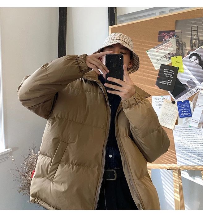 Vintage Coffee Parka Puffer Jacket | Grailed