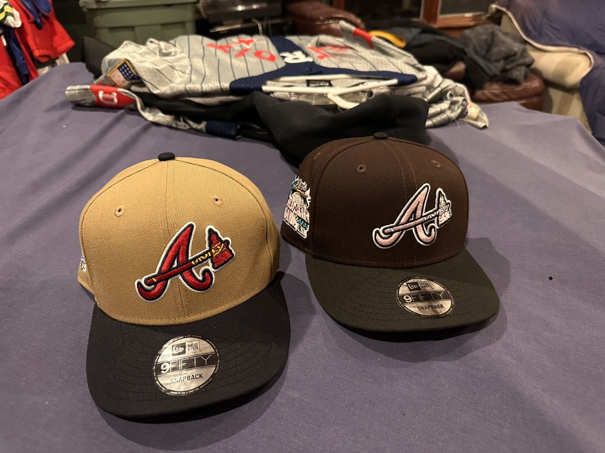 New Era New era 9fifty Atlanta Braves Snapbacks | Grailed