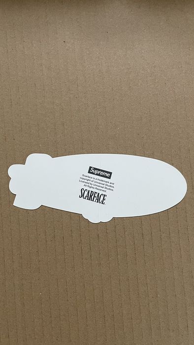 Supreme Supreme Scarface blimp sticker | Grailed