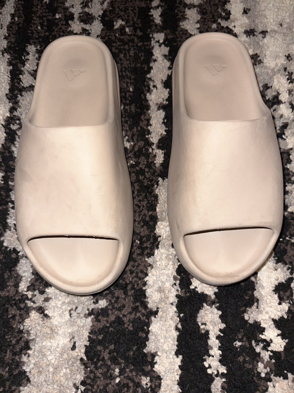 Adidas × Kanye West Yeezy slide pure | Grailed