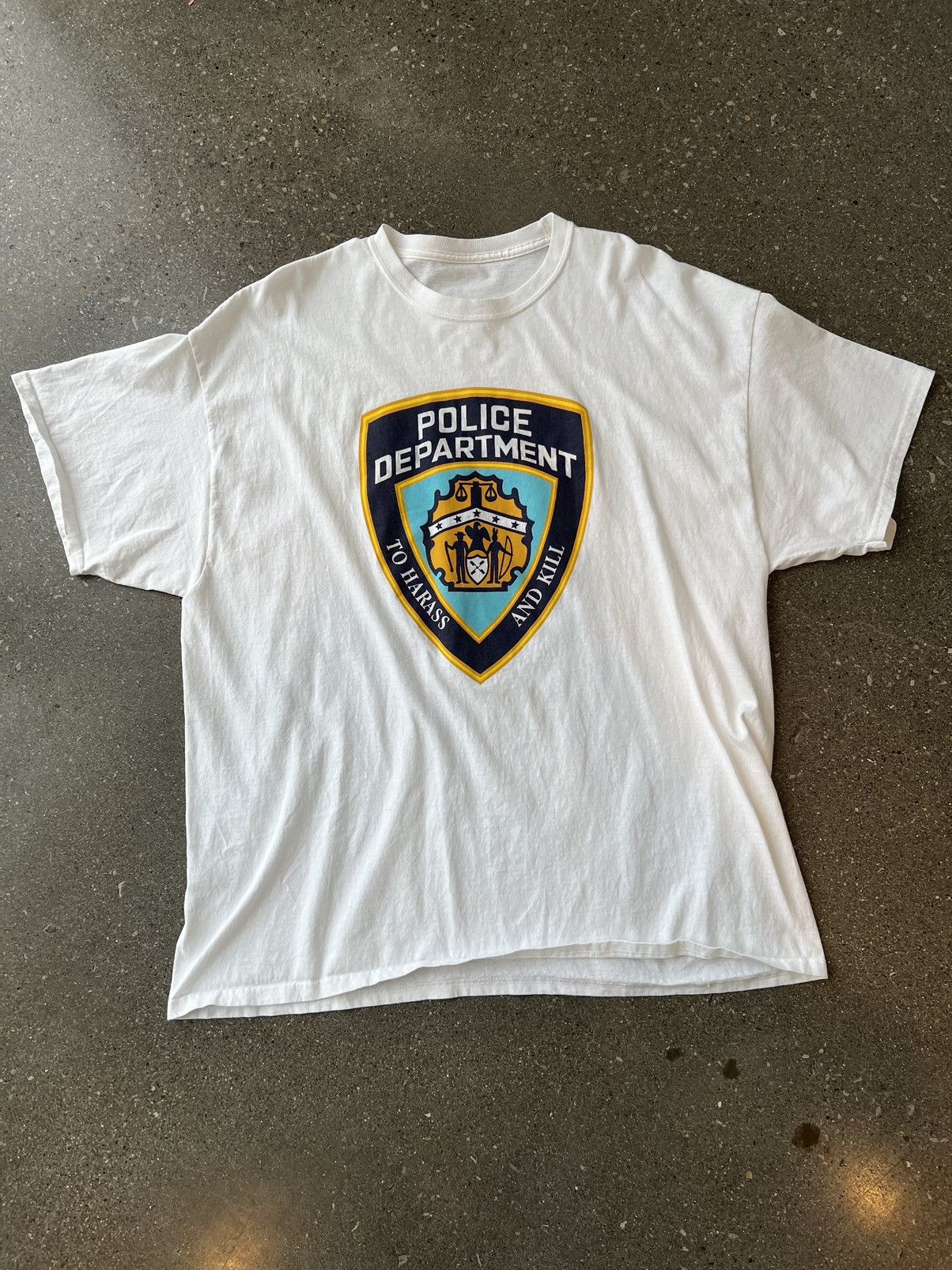 Vintage Vintage Police Department bootleg tee | Grailed