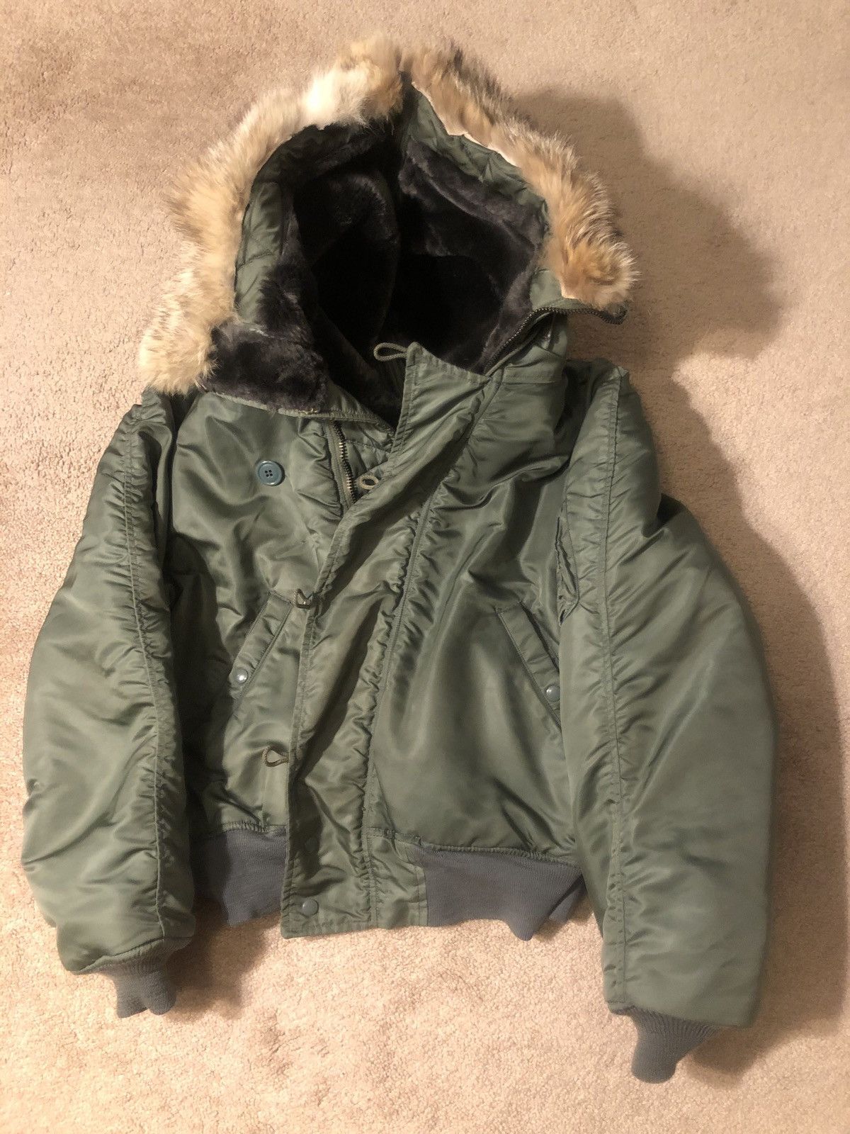 Vintage Late 60s/Early 70s N-2B Cold Weather Flight Jacket | Grailed
