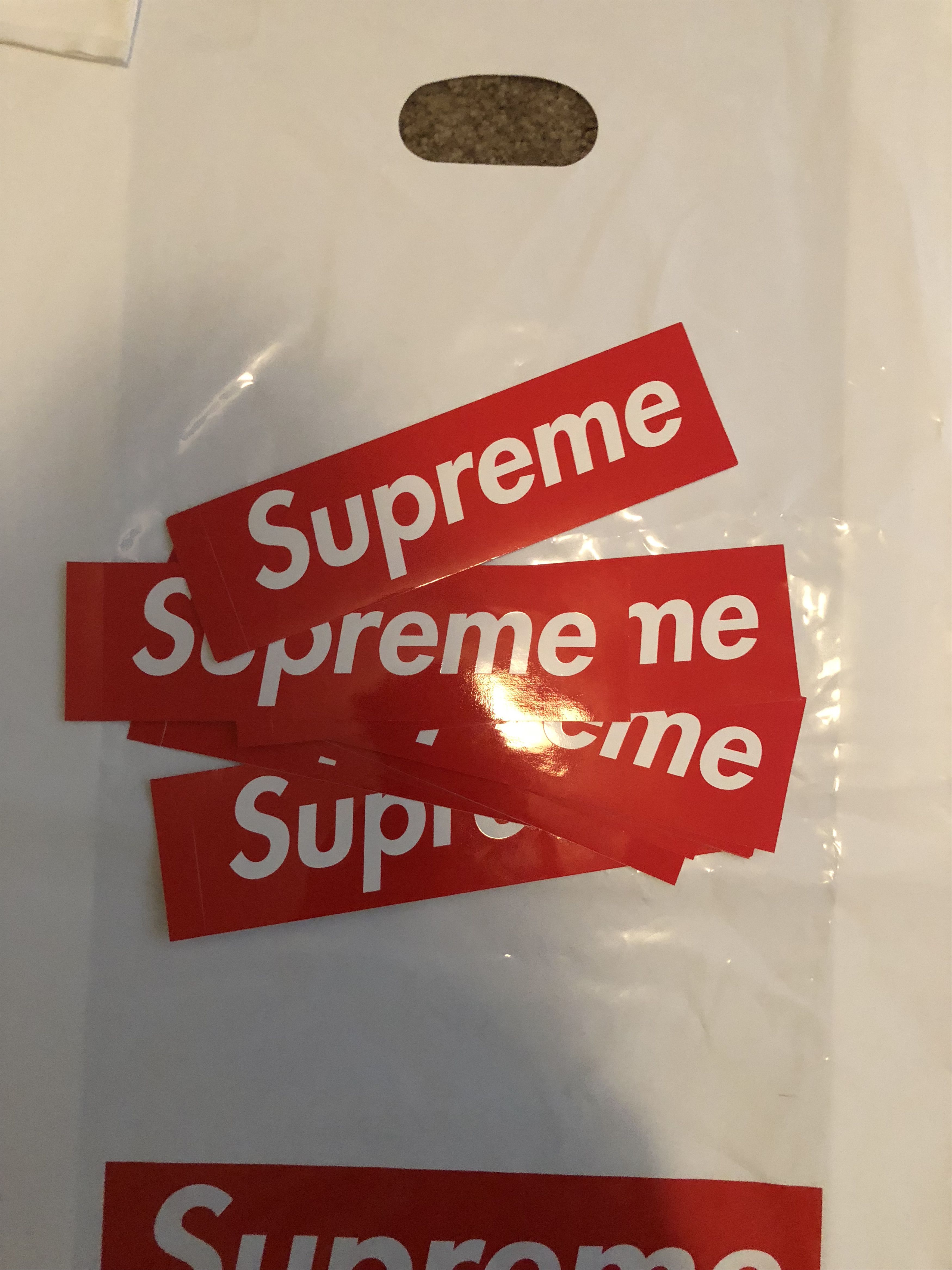 Supreme Supreme red box logo sticker | Grailed