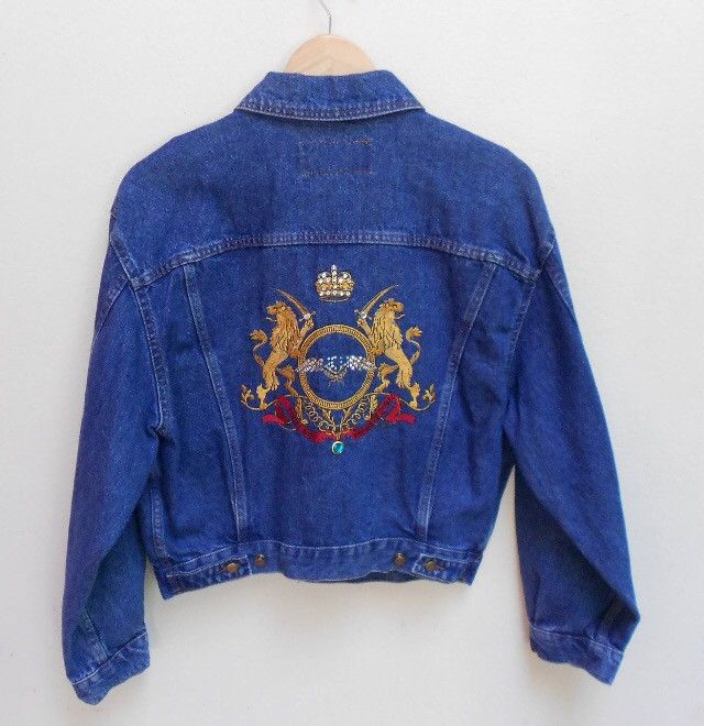 MCM mcm denim jacket made in italy | Grailed