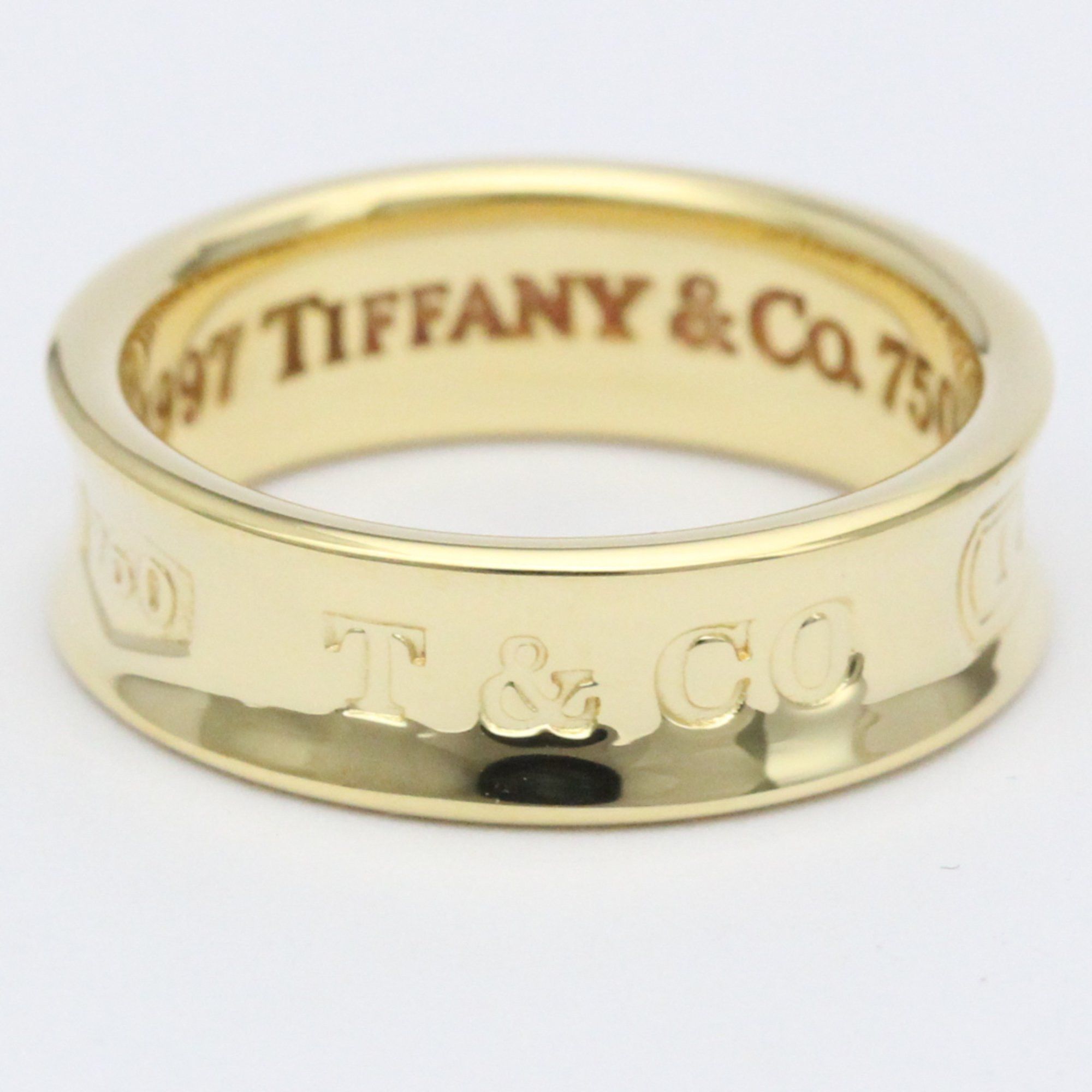 Tiffany & Co. Tiffany 1837 Ring Yellow Gold (18K) Fashion No Stone Band ...