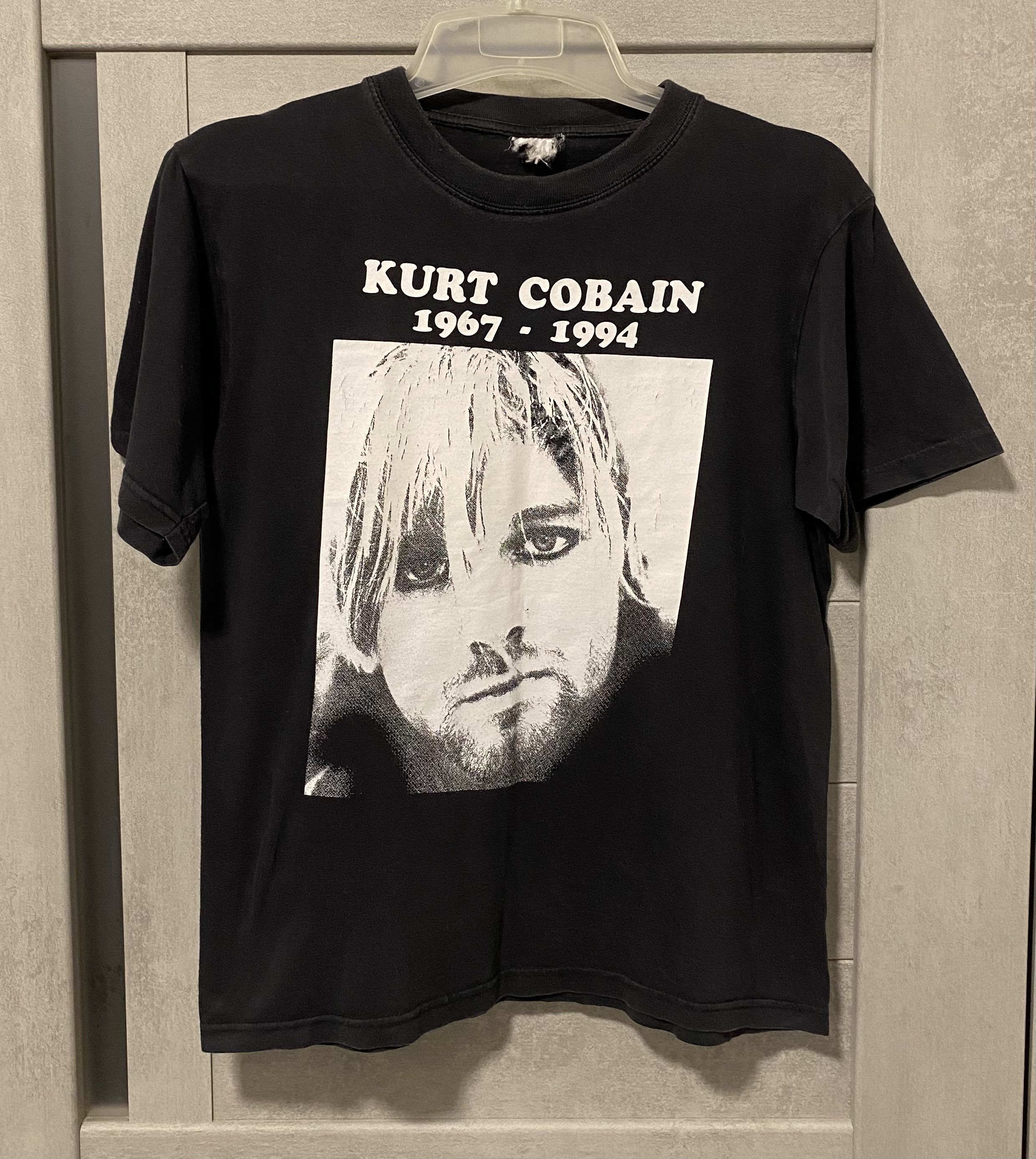 Vintage Vintage 90s Nirvana Kurt Cobain memorial t-shirt | Grailed
