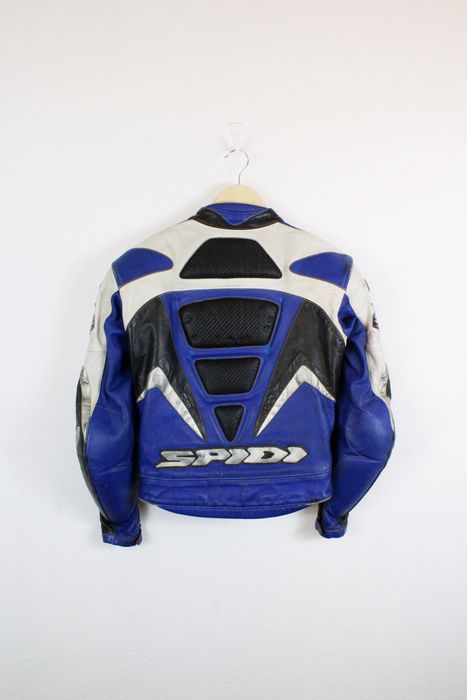 Other Vintage Spidi Racing Team Motorcycle Biker Leather Jacket 46 ...