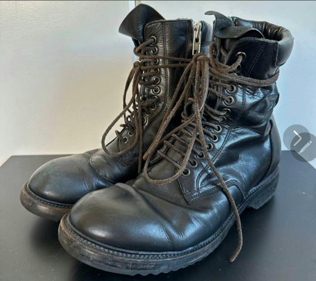 Rick Owens Rick Owens combat boots | Grailed