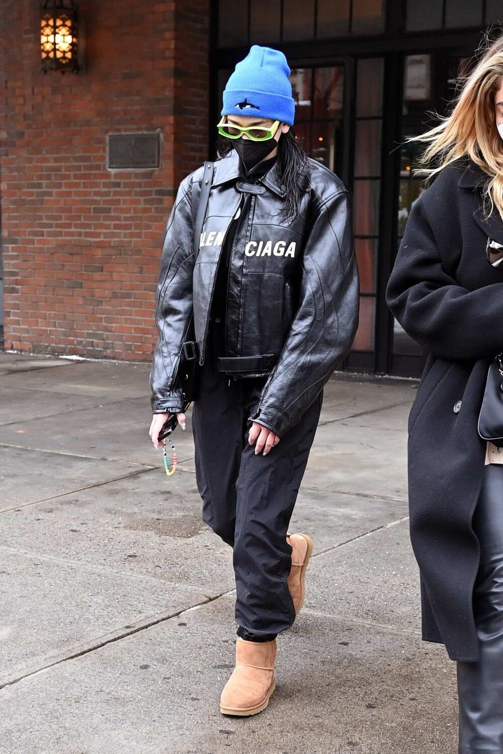 Balenciaga Balenciaga racing logo leather jacket | Grailed