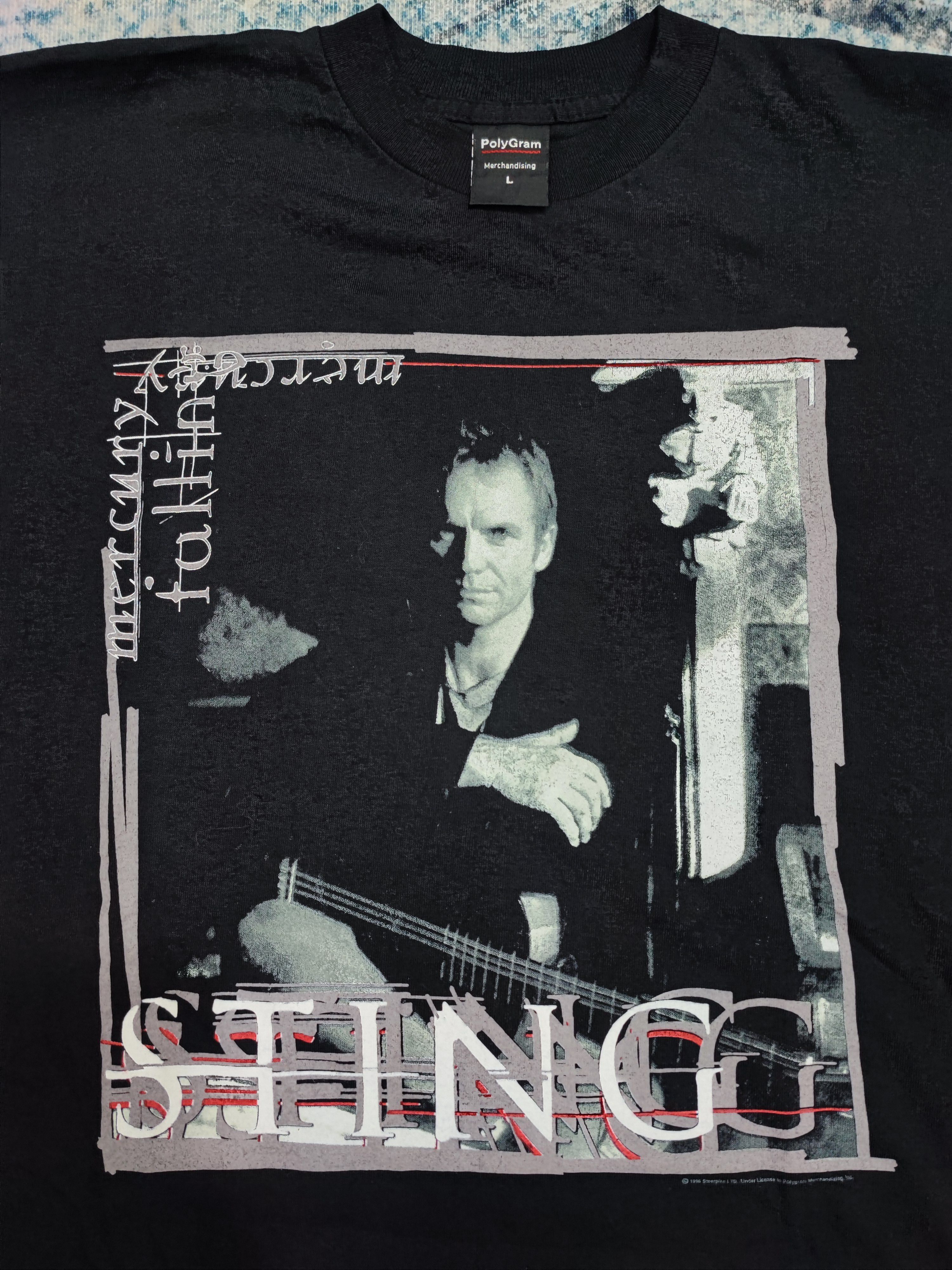 Band Tees × Sting × Vintage Vintage 90's Sting The Police Mercury ...