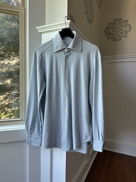 Stoffa KN001 Spread Collar Shirt Sz 48 | Grailed