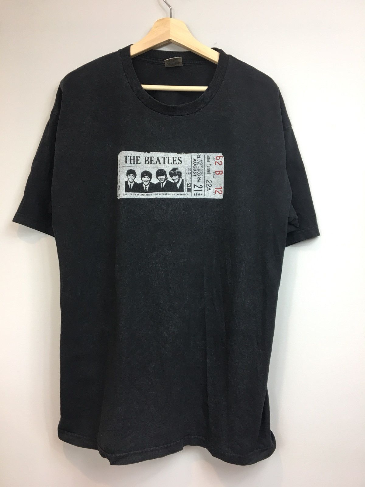 Vintage Beatles 1964 Ticket Stub Vintage T Shirt | Grailed
