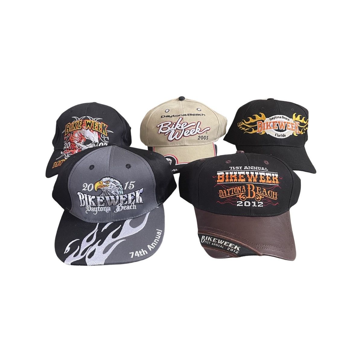 Vintage Y2K Daytona Bike Week hat bundle of 5 | Grailed