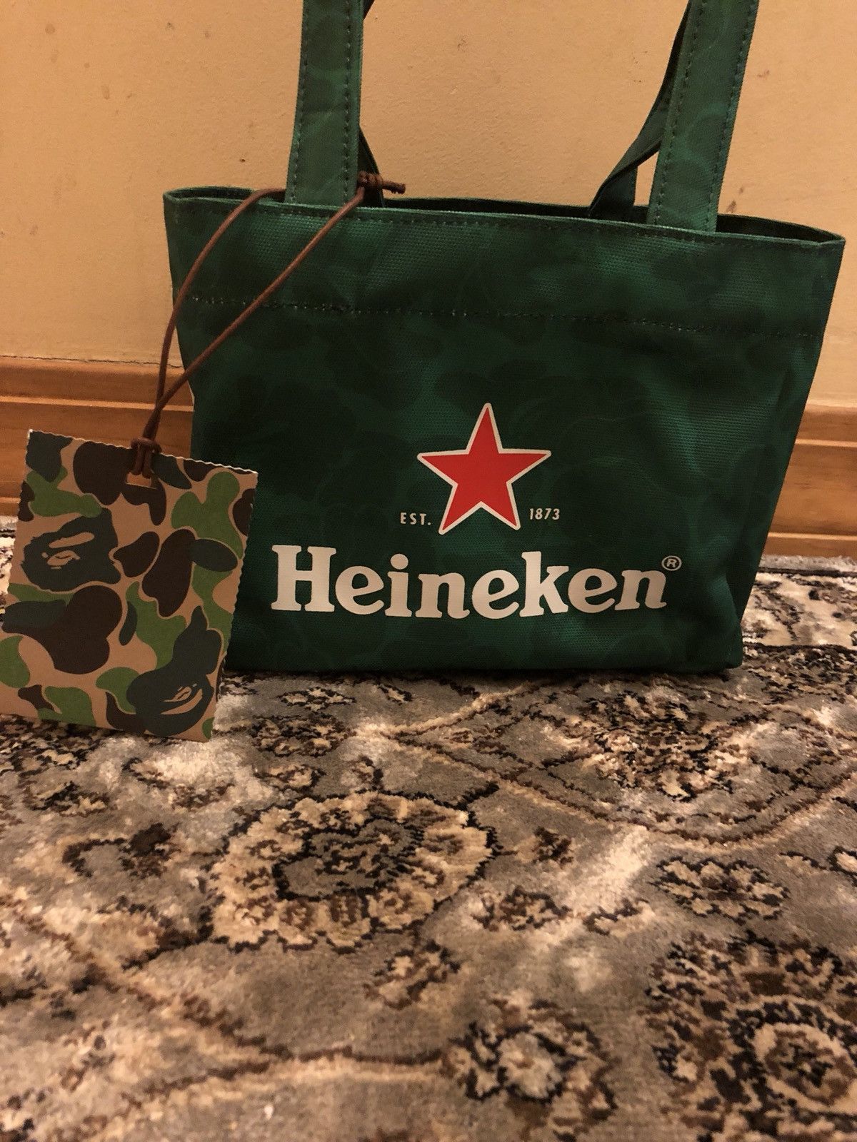Bape × Heineken Bape x Heineken Beer Bag | Grailed