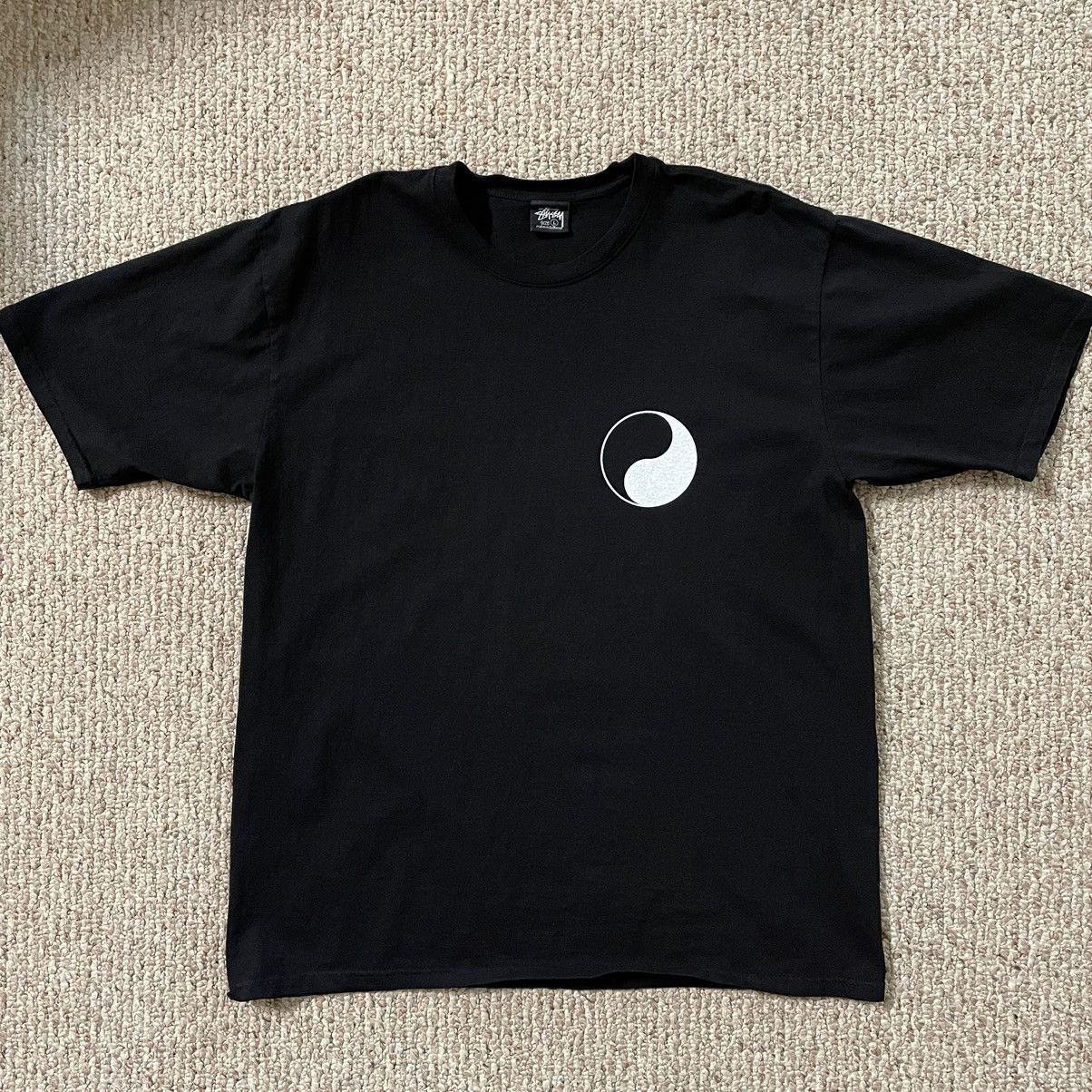 Our Legacy × Stussy OUR LEGACY WORK SHOP YIN YANG PIGMENT DYED TEE ...