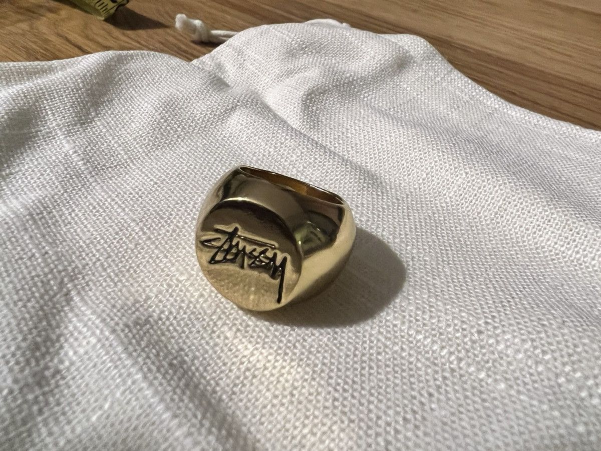 Stussy Stussy Gold Logo Ring | Grailed