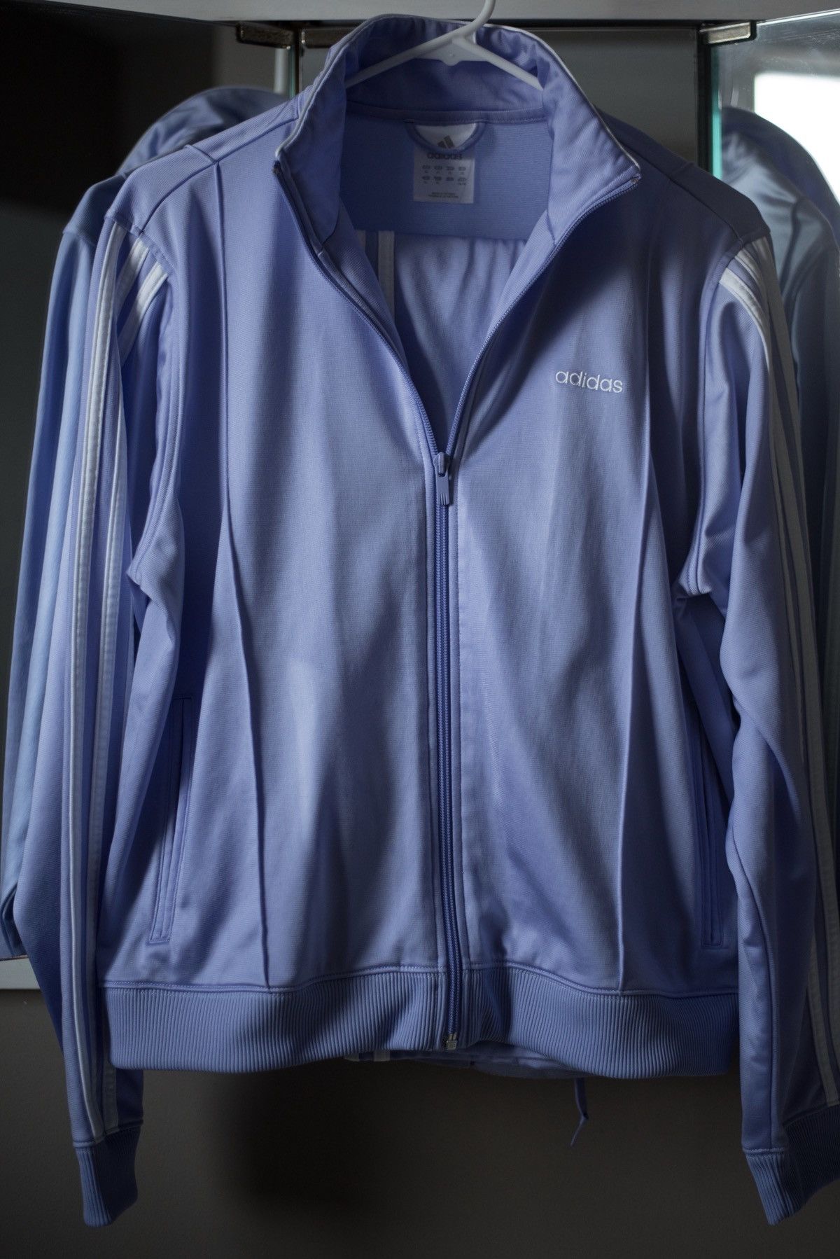 Adidas Lavender Tracksuit Jacket | Grailed