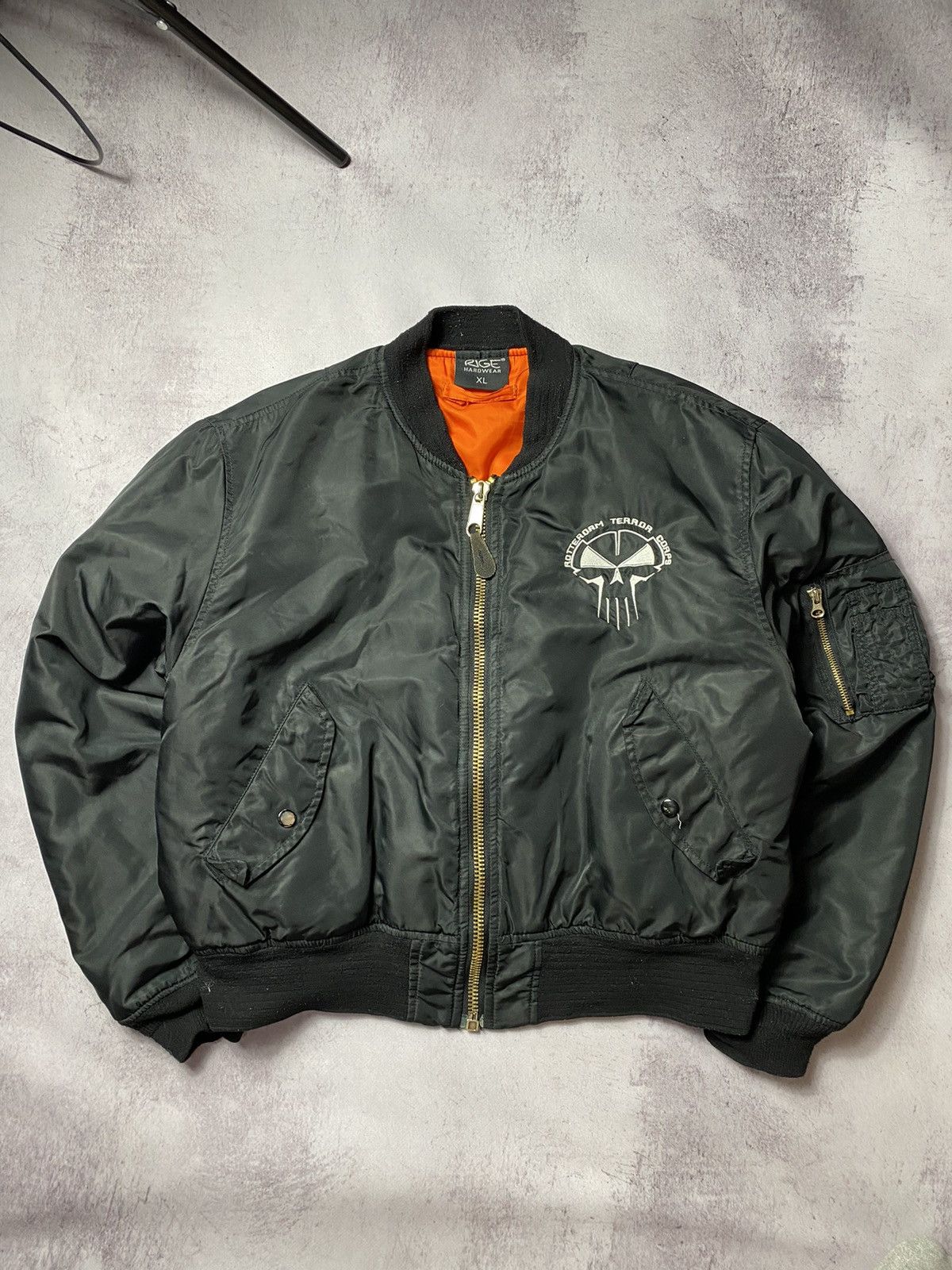 Ma 1 × Streetwear × Vintage Vintage Rotterdam Terror Corps Bomber ...