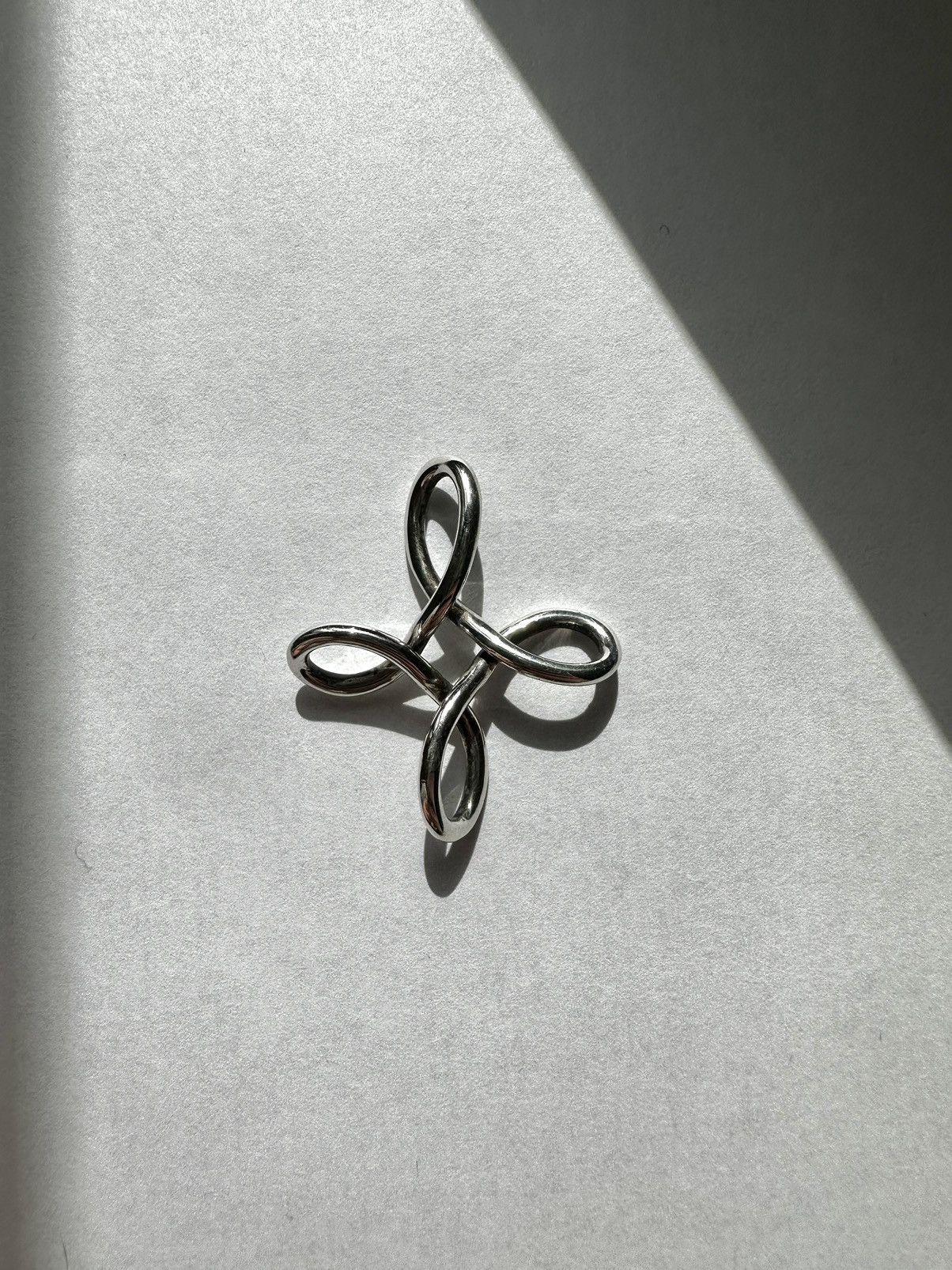 Tiffany & Co. Tiffany Co Elsa Peretti Sterling Silver Infinity Cross ...