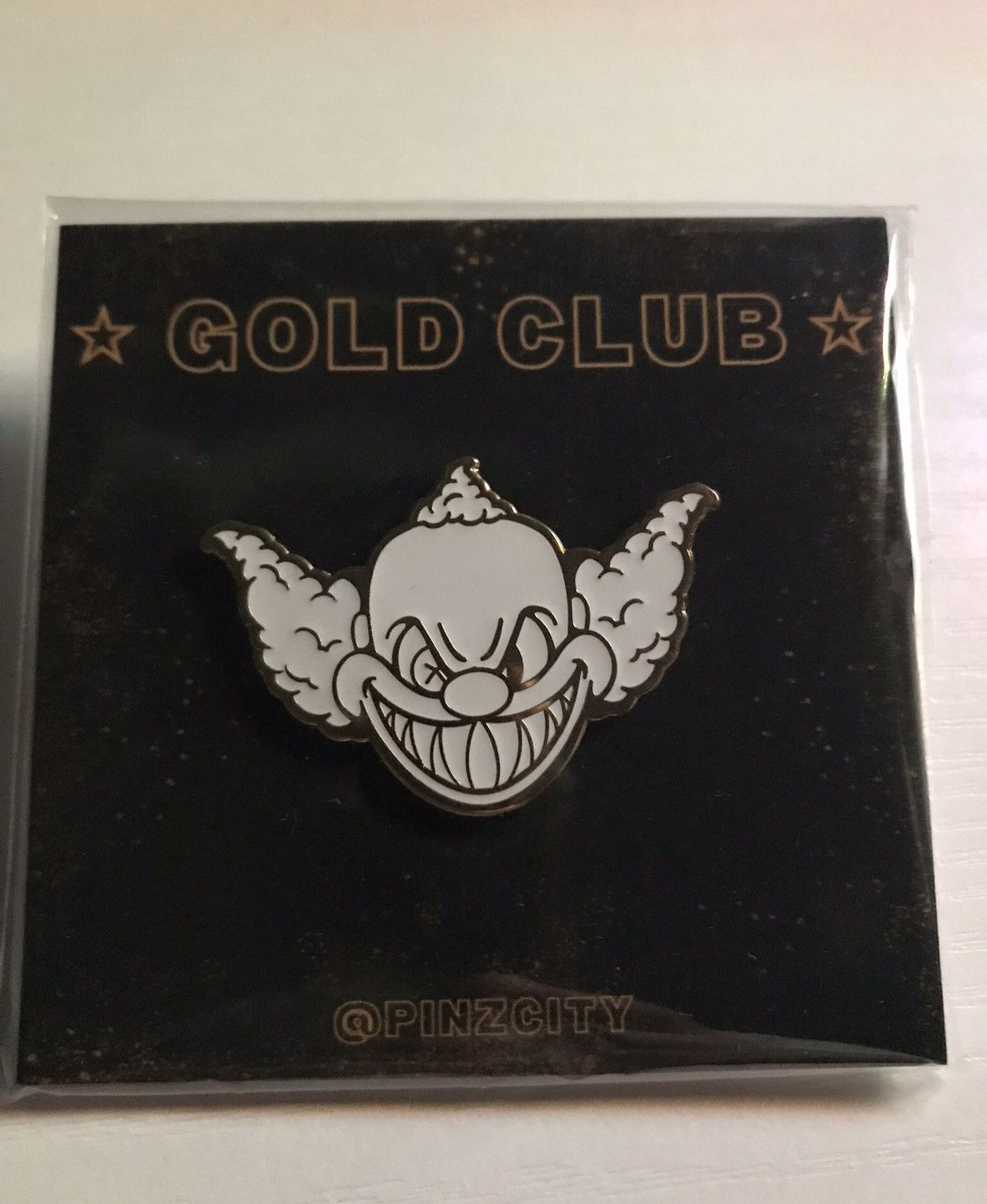 Pins gold club krusty the clown pin | Grailed