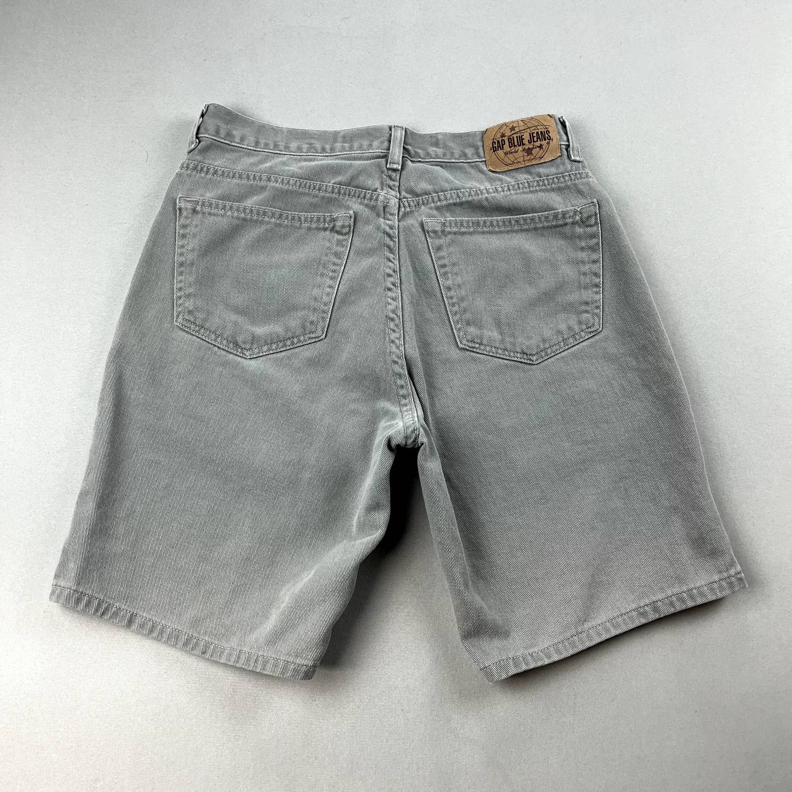 Vintage Vintage Gap Jean Shorts Mens 32 Gray Denim Easy Fit 90s Grailed