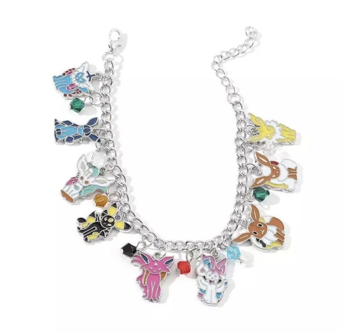 Pokemon Pokémon Eevee Chain Bracelet Anime Art Evolve Pikachu Ash | Grailed