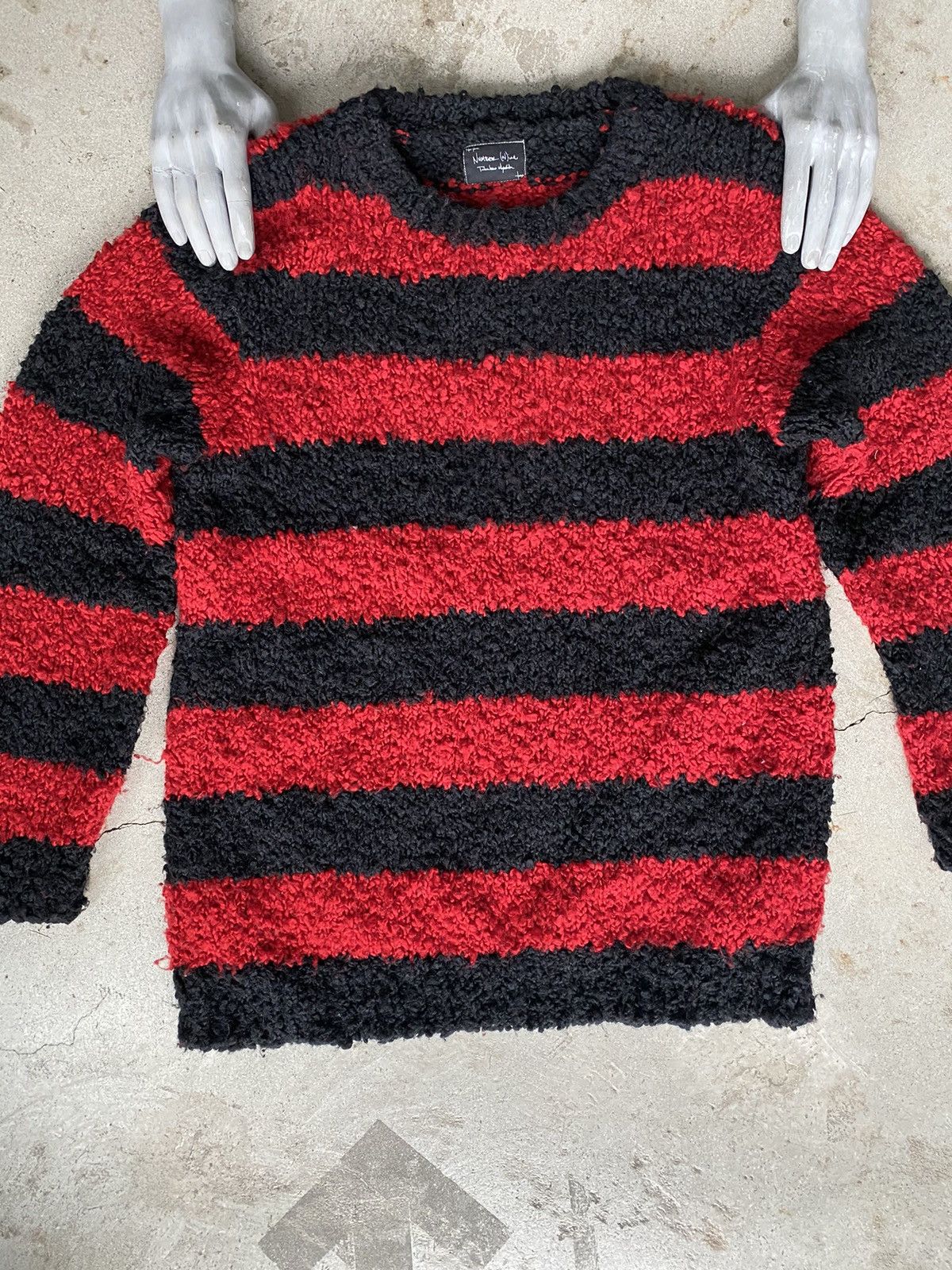 Number (N)ine NUMBER NINE SS/AW 03 STRIPED “KURT COBAIN” SWEATER KNIT ...