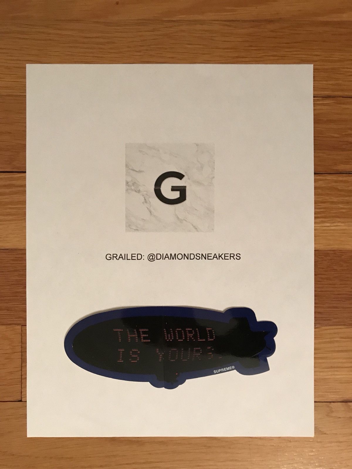 Supreme SUPREME X SCARFACE BLIMP STICKER | Grailed