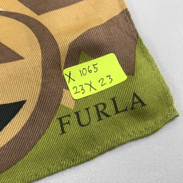 Furla Vintage Furla Silk Scarf | Grailed