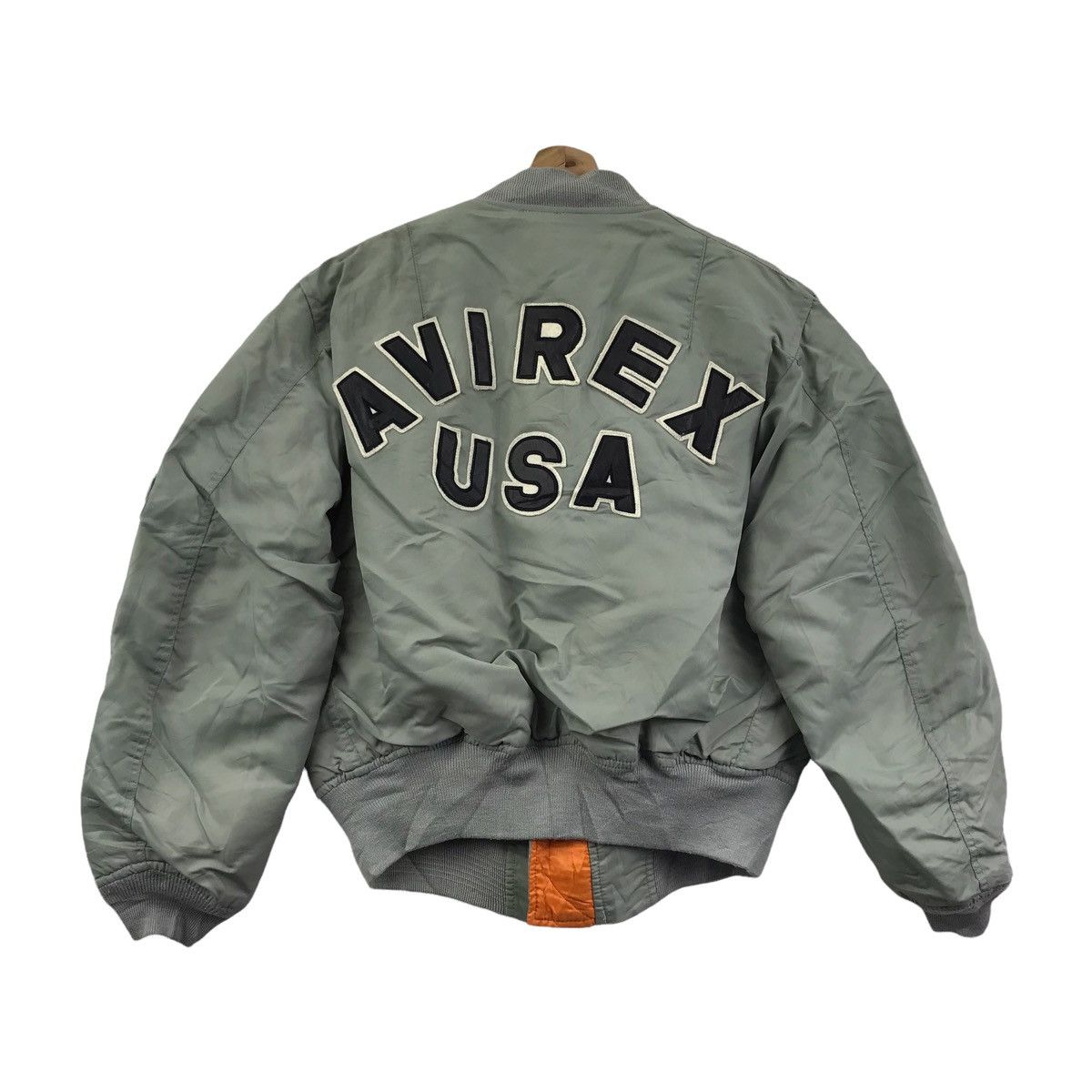 Avirex AVIREX USA Army Embroidered Flight Bomber Jacket | Grailed