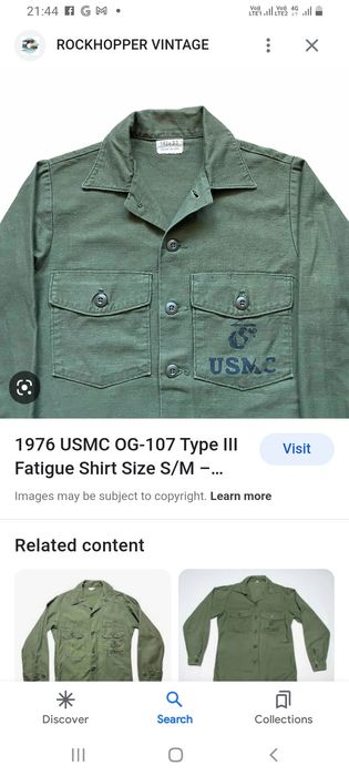 Vintage Very rare vintage USMC OG 107 70s vietnam war | Grailed