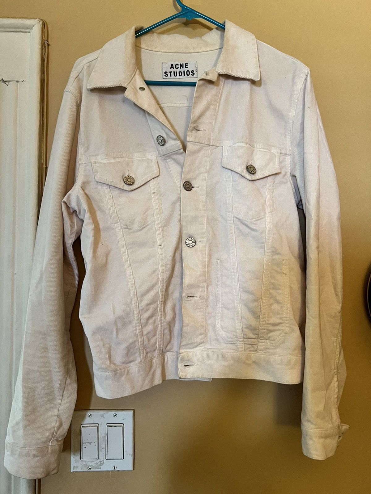 Acne Studios Acne Studios Cream Cord Trucker Jacket | Grailed