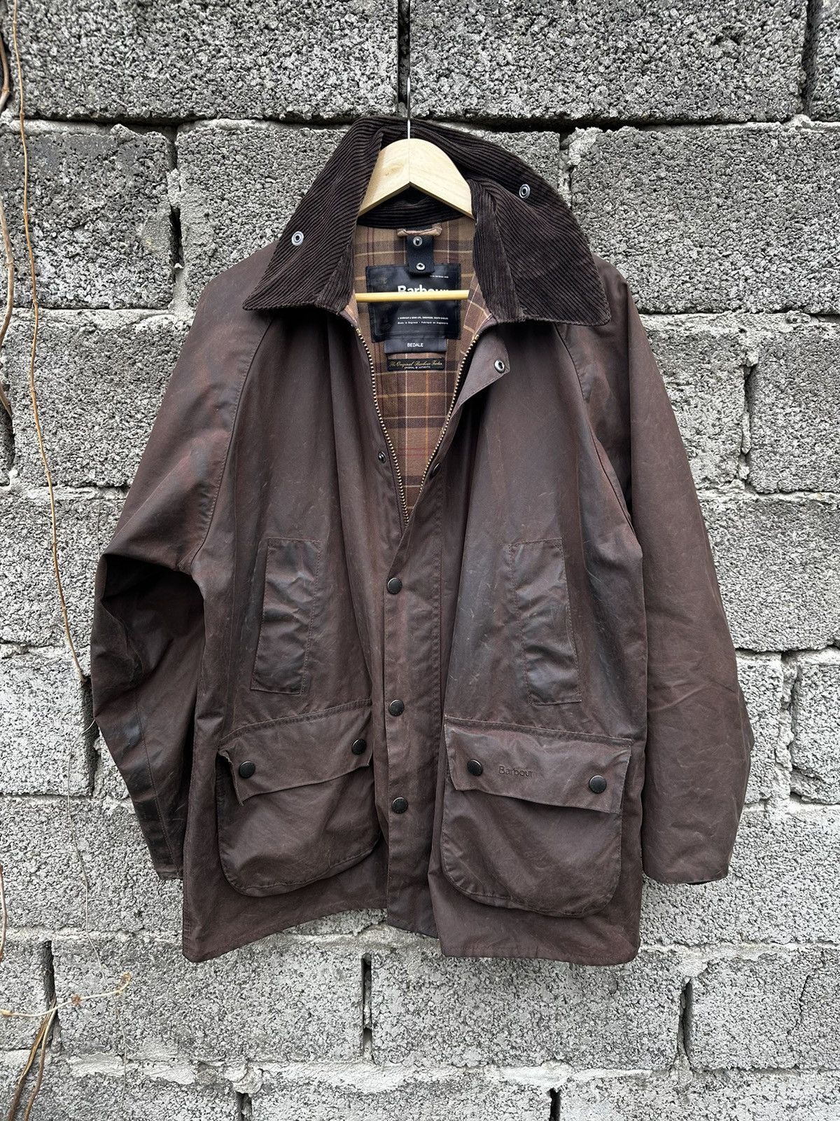 Barbour Vintage Barbour Bedale Brown Waxed Jacket B0051 | Grailed