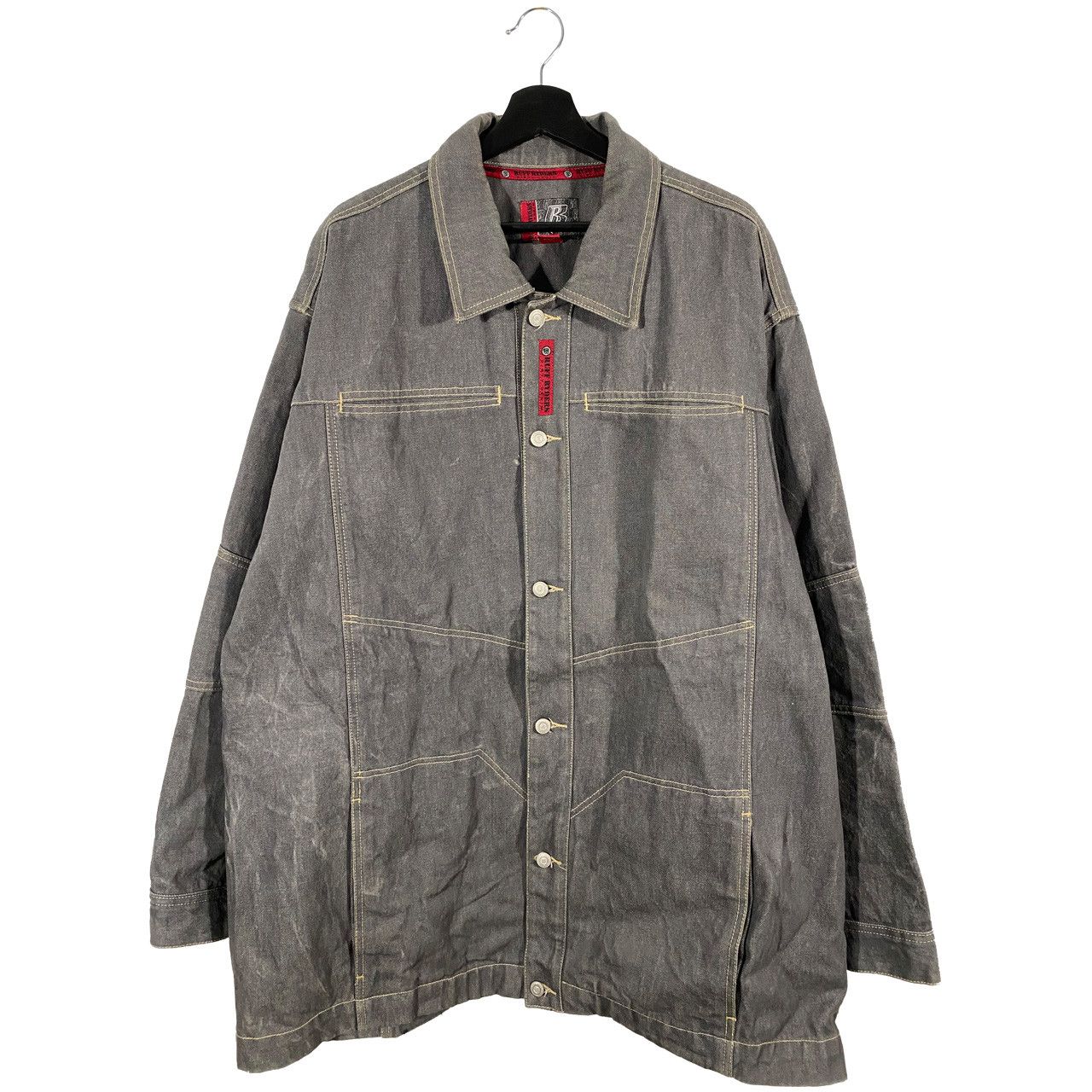 Vintage Vintage Ruff Ryders Denim Chore jacket gray | Grailed