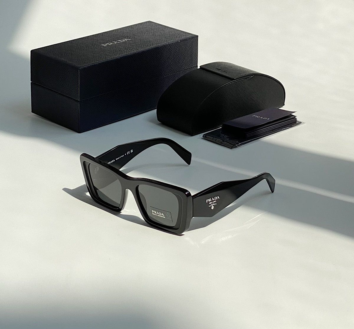 Vintage *NEW* PRADA 2022 Symbole Sunglasses SPR 08Y | Grailed