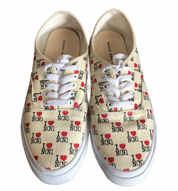 Number (N)ine Number (N)ine Vans "I love Number Nine" Sneakers | Grailed