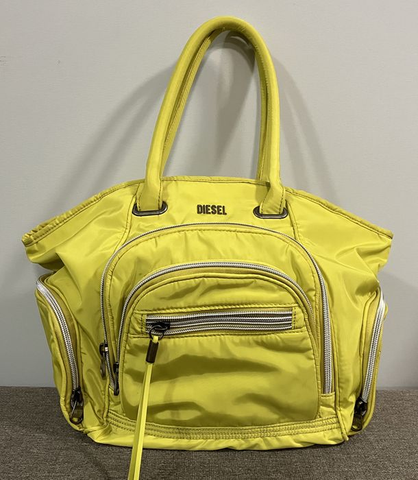 Diesel Diesel Y2K vintage bright yellow shoulder bag NEW | Grailed