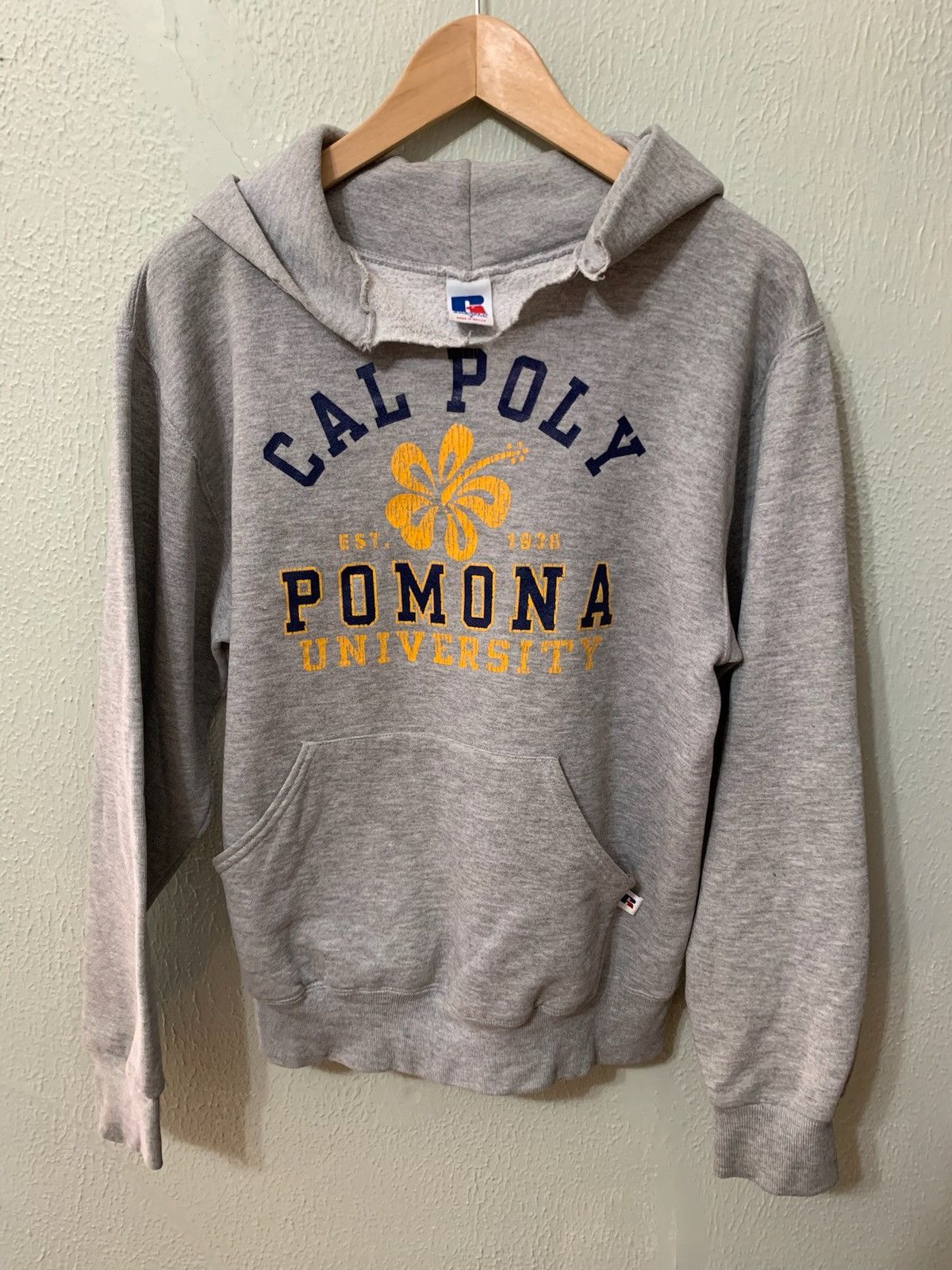 Vintage Vintage Calpoly Pomona Athletics Split Neck Hoodie | Grailed