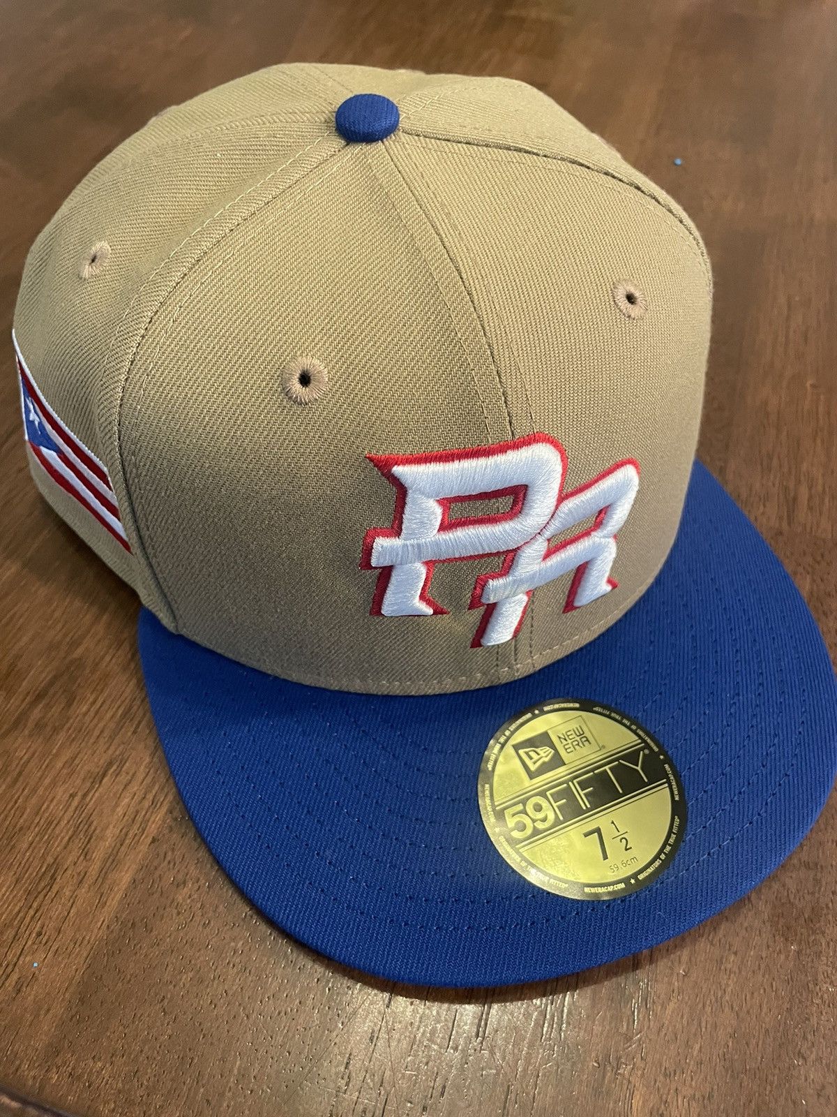 Lids × MLB × New Era NWT LIDS EXCLUSIVE 5950 PUERTO RICO WBC KHAKI Hat ...